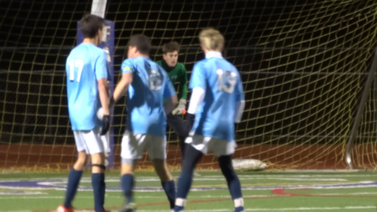 Matt Mischler converts a penalty kick to tie the game - YouTube