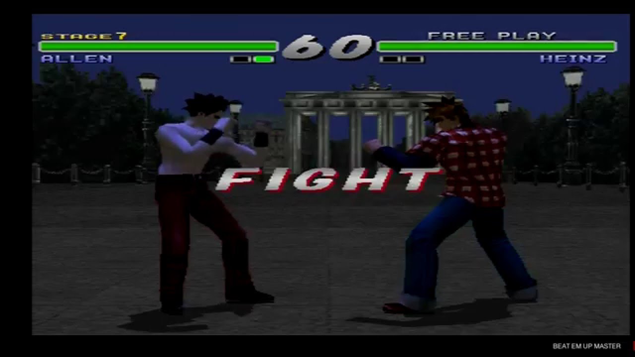 Kensei Sacret Fist Allen PS1 Gameplay - YouTube