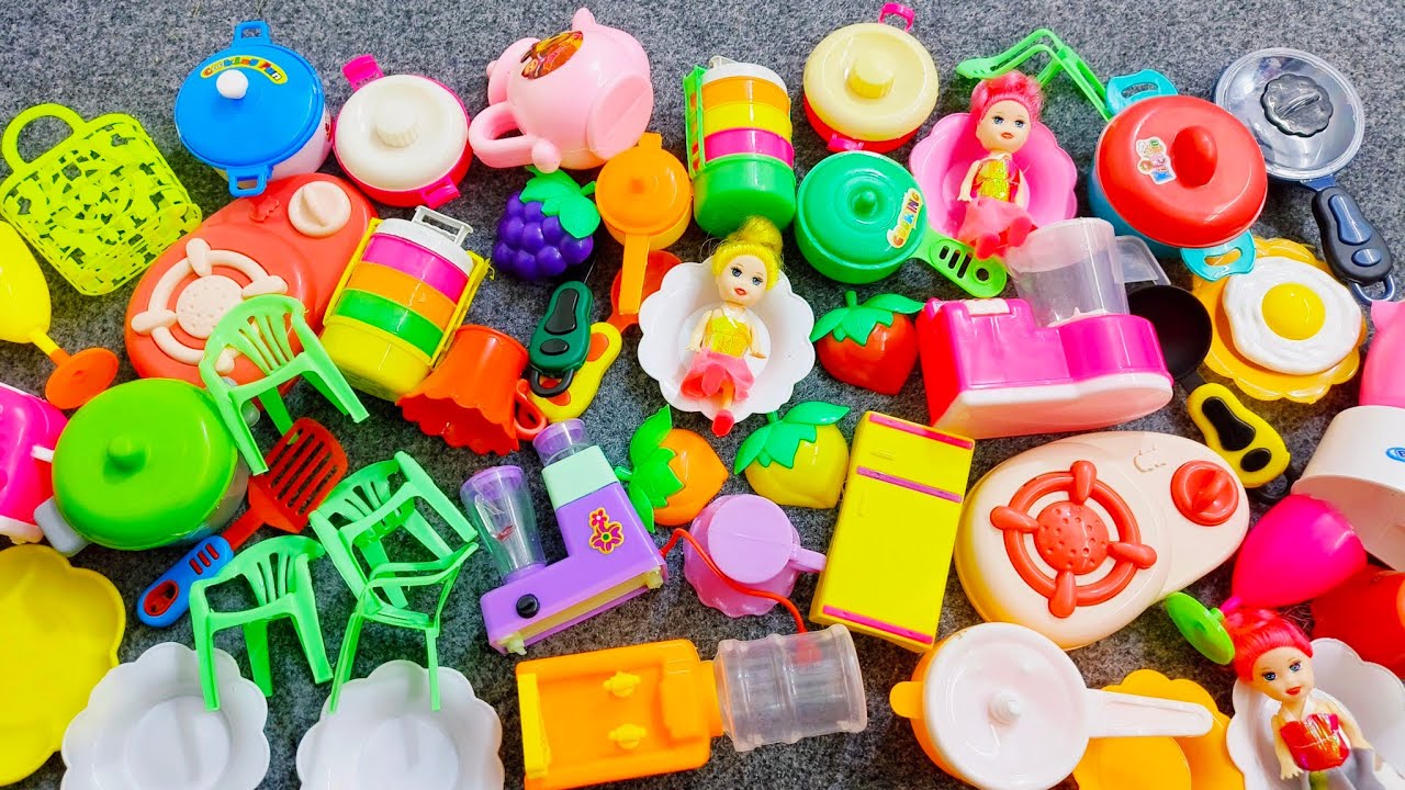 5Minutes unboxing with satisfying Sanrio hello kitty plastic miniature ...