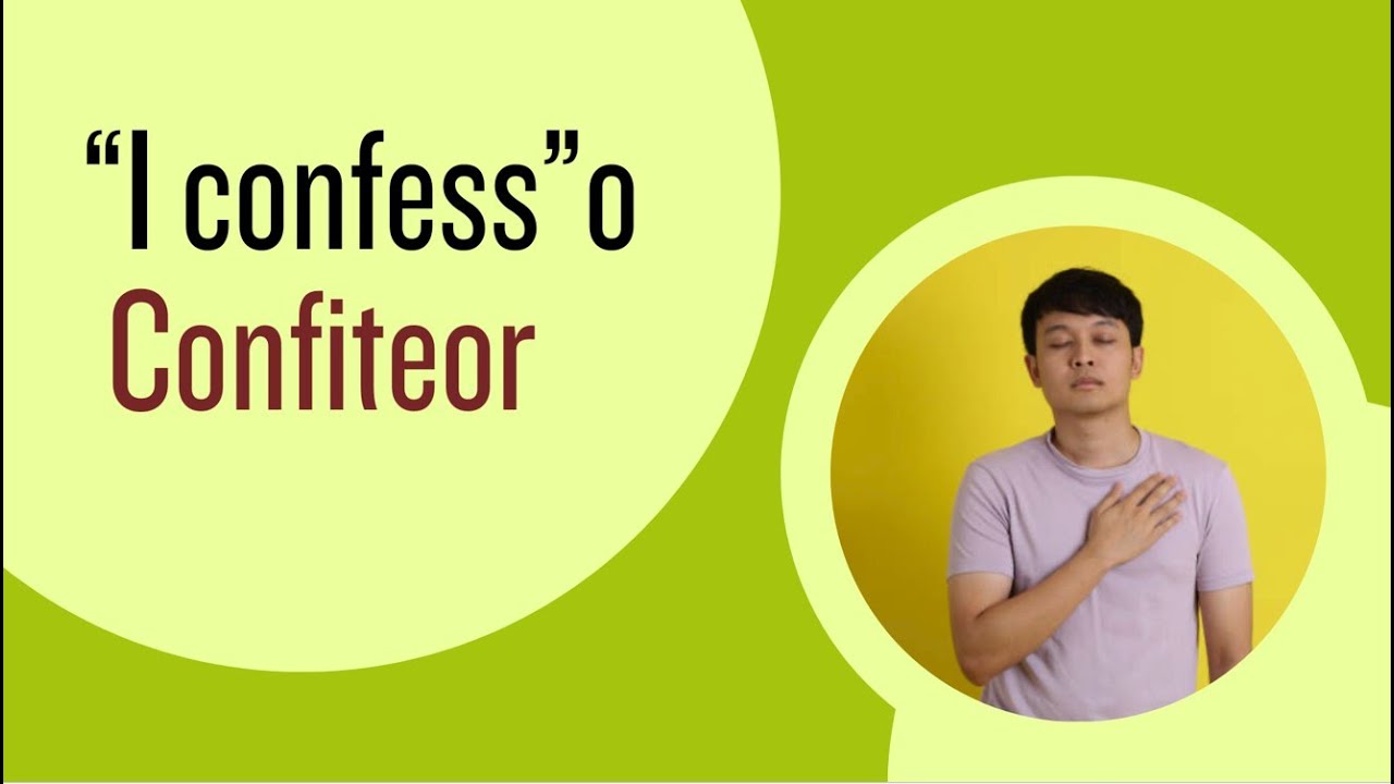 Catechetical Walkthrough the Mass | Confiteor Part 1 - YouTube