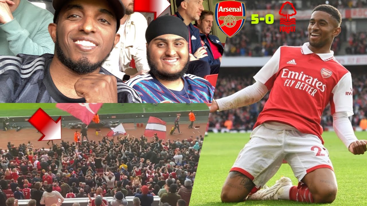 ELECTRIC Atmosphere As Arsenal SMASH Nottingham Forest 5-0! | Vlog FT ...