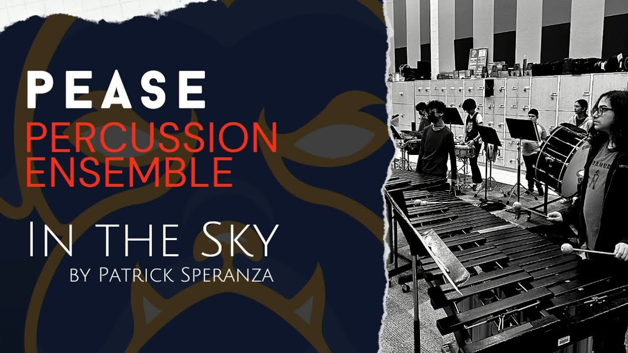 Pease Percussion performing In The Sky by Patrick Speranza - YouTube