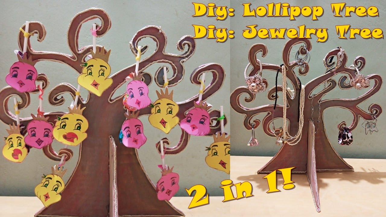 Cardboard Lollipop Tree Easy Lollipop Tree | Occasionally Crafty: Easy