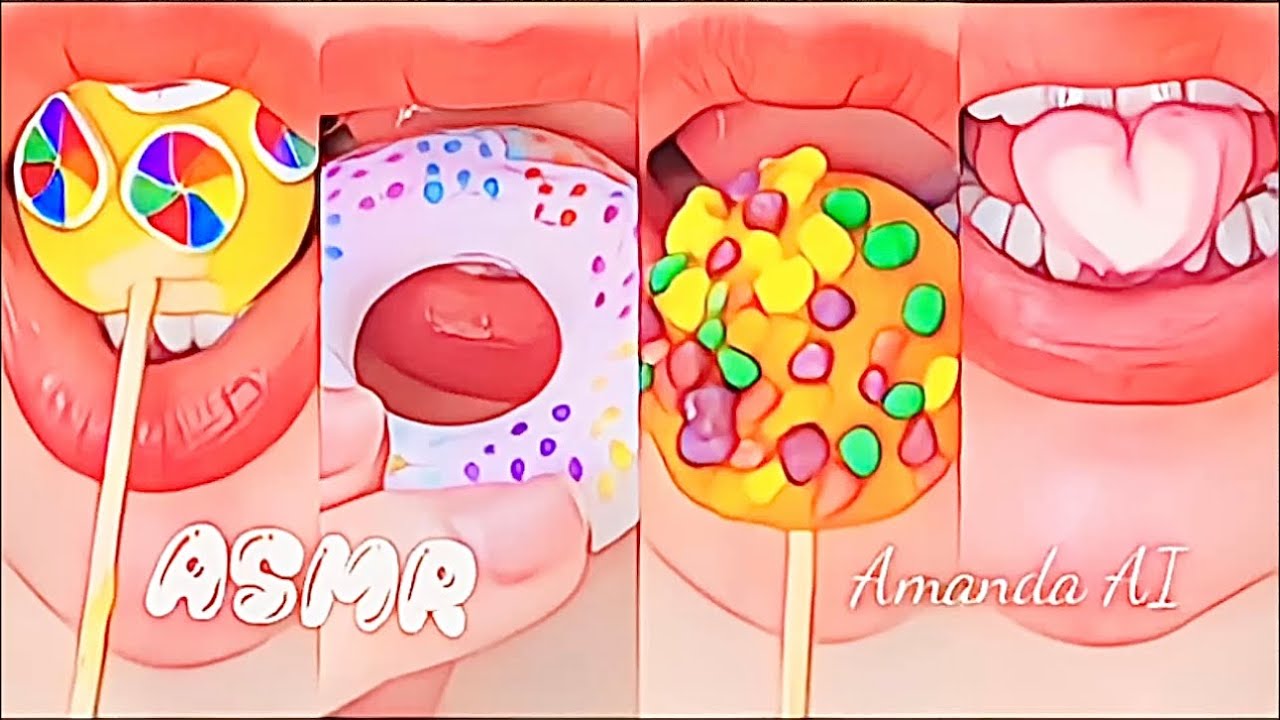 Today’s candies are so colorful🍬💖#ai #asmr #candy - YouTube