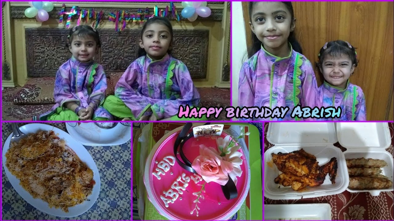 Abrish Birthday || Abrish Birthday Party || Kitchen With Faiza Amir - YouTube