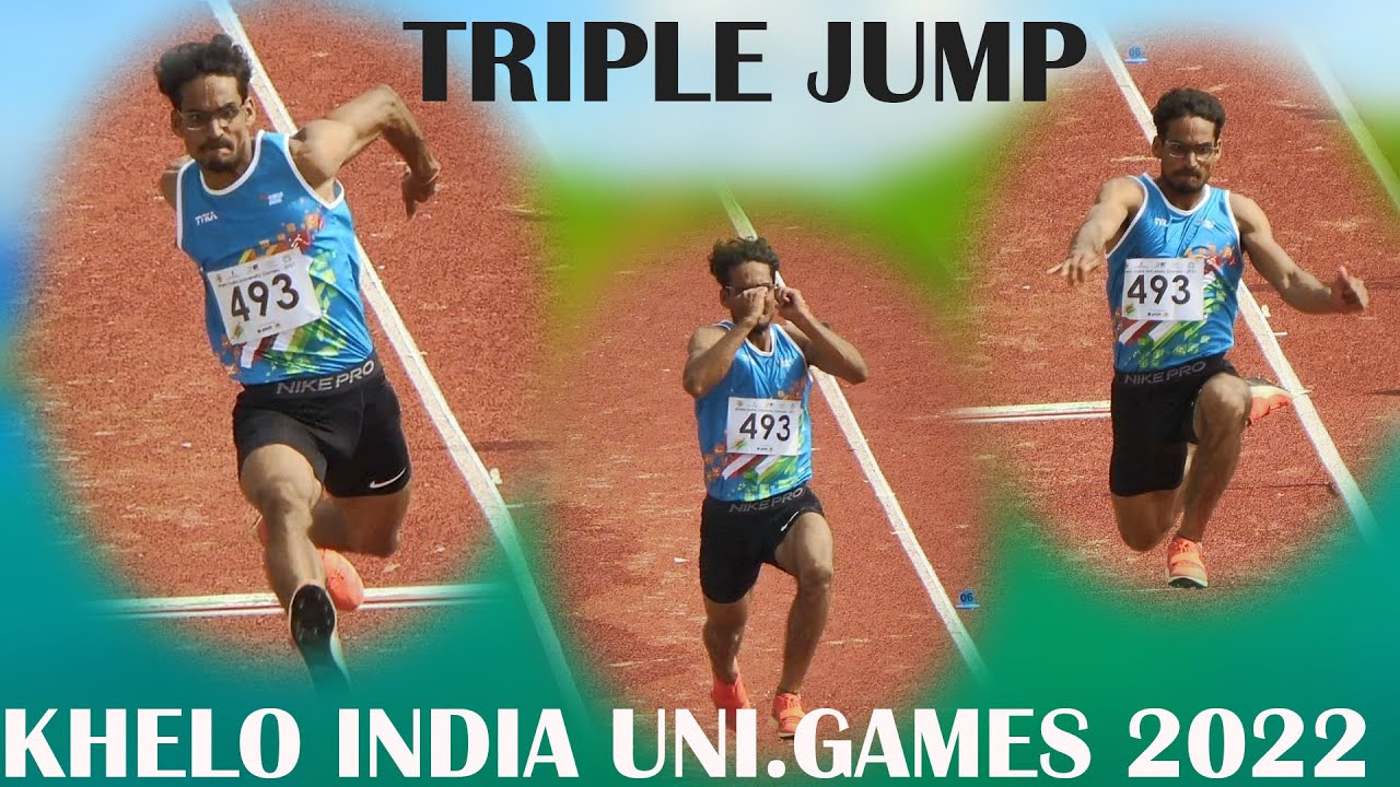 Triple Jump || 2nd Khelo India University Games-2021 - YouTube