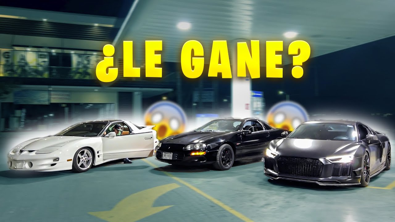 PRIMERA VEZ ACCIONANDO EL NITRO DE MI CAMARO VS AUDI R8 || JUANITO ...