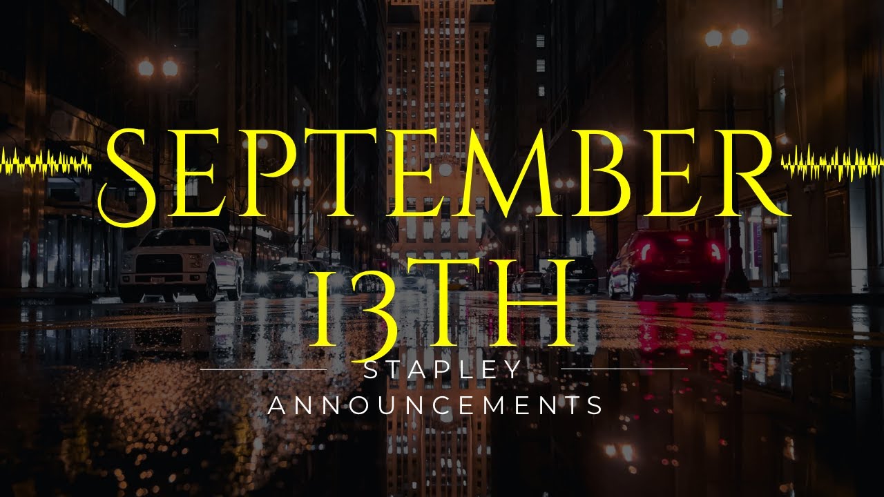 September 13th - YouTube