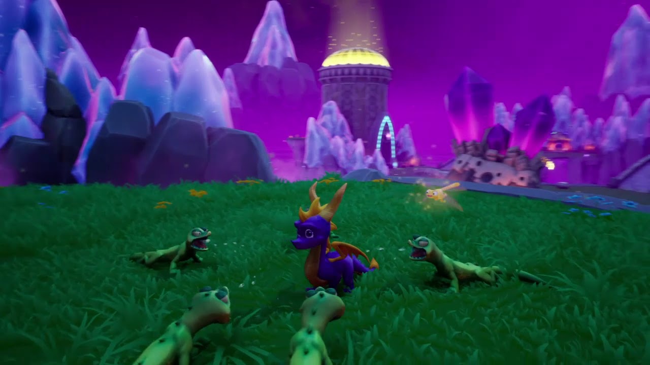 Spyro Reignited Trilogy Spitting Lizards - YouTube