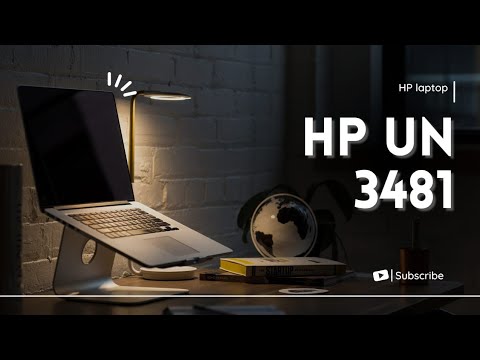 Hp UN 3481 laptop 💻 - YouTube