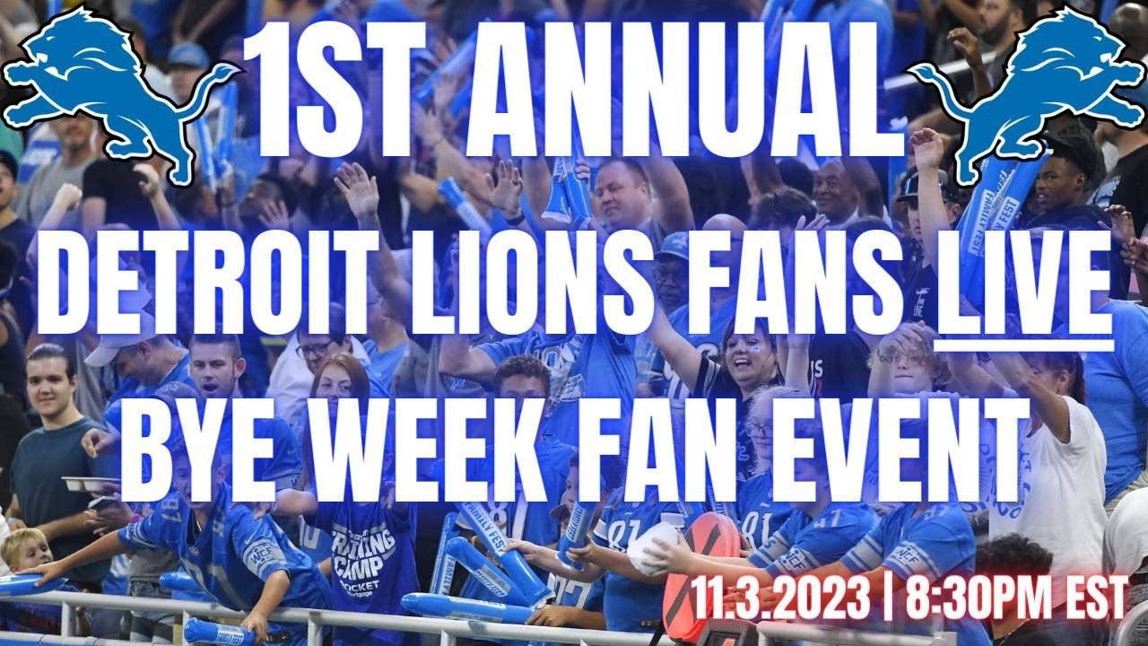 Exclusive Chat with Live Detroit Lions Fan Community - YouTube