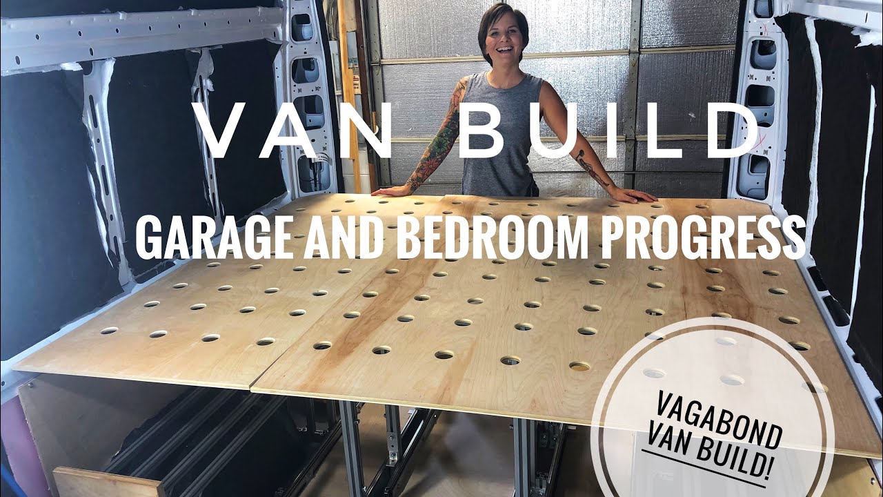 Promaster Van Build, Garage And Bedroom Progress. - YouTube