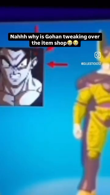 gohan tweakin #fortnite #dragonball #meme #funny #memes #gohan - YouTube