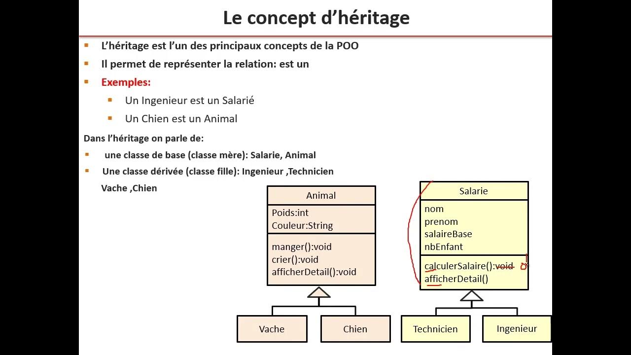 Poo java- héritage-classes abstraites - YouTube