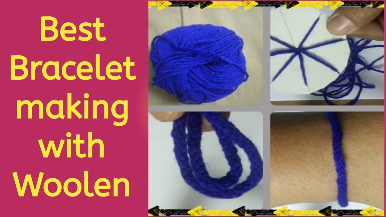 How To Make Friendship Band | Friendship Band for Beginners | woolen ...