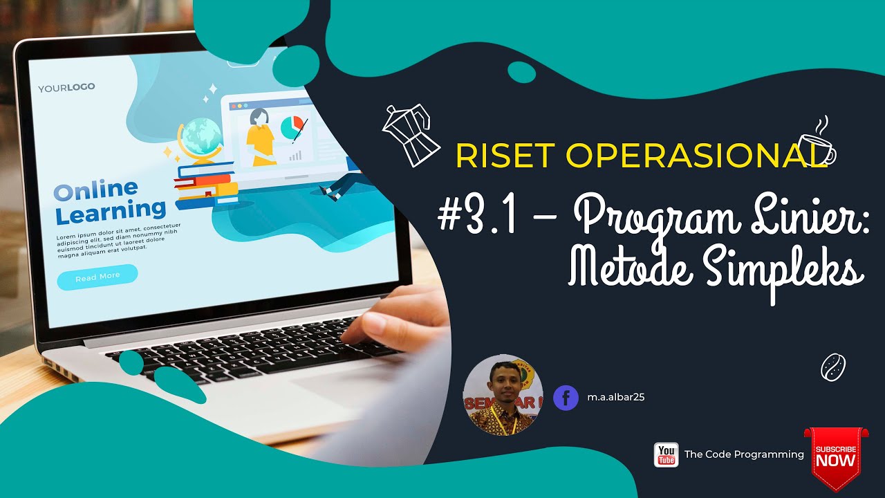 RISET OPERASI - #3.1 – Program Linier : Metode Simpleks - YouTube