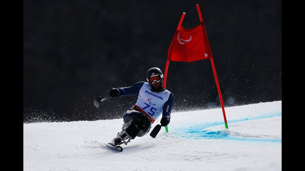 Heath Calhoun (2nd run) | Men's super combined sitting | Alpine skiing ...