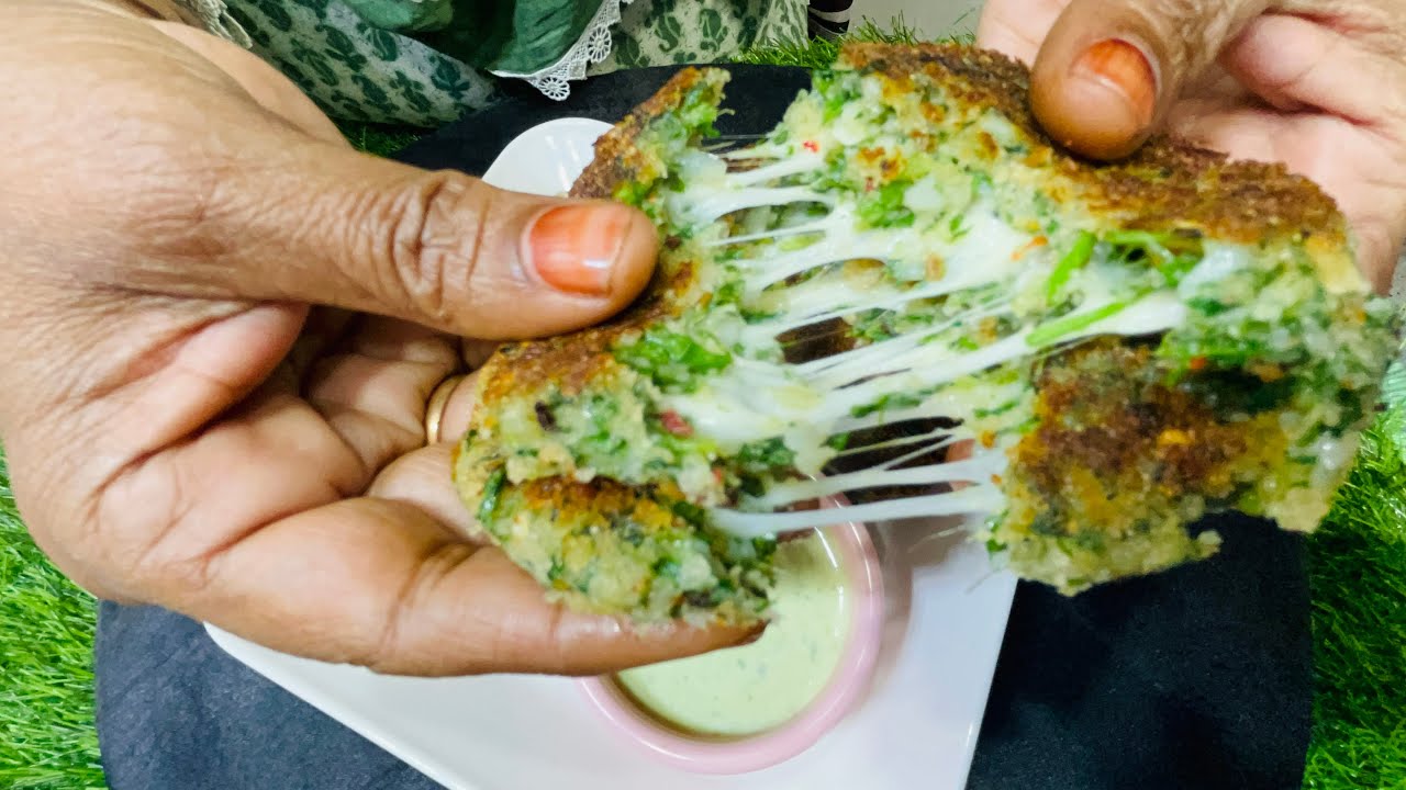 रमज़ान स्पेशल|| पालक चीज़ कबाब||Ramzan special palak chees kabab recipe ...