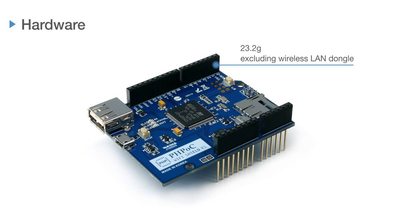 Phpoc Wifi Shield For Arduino Youtube 9743
