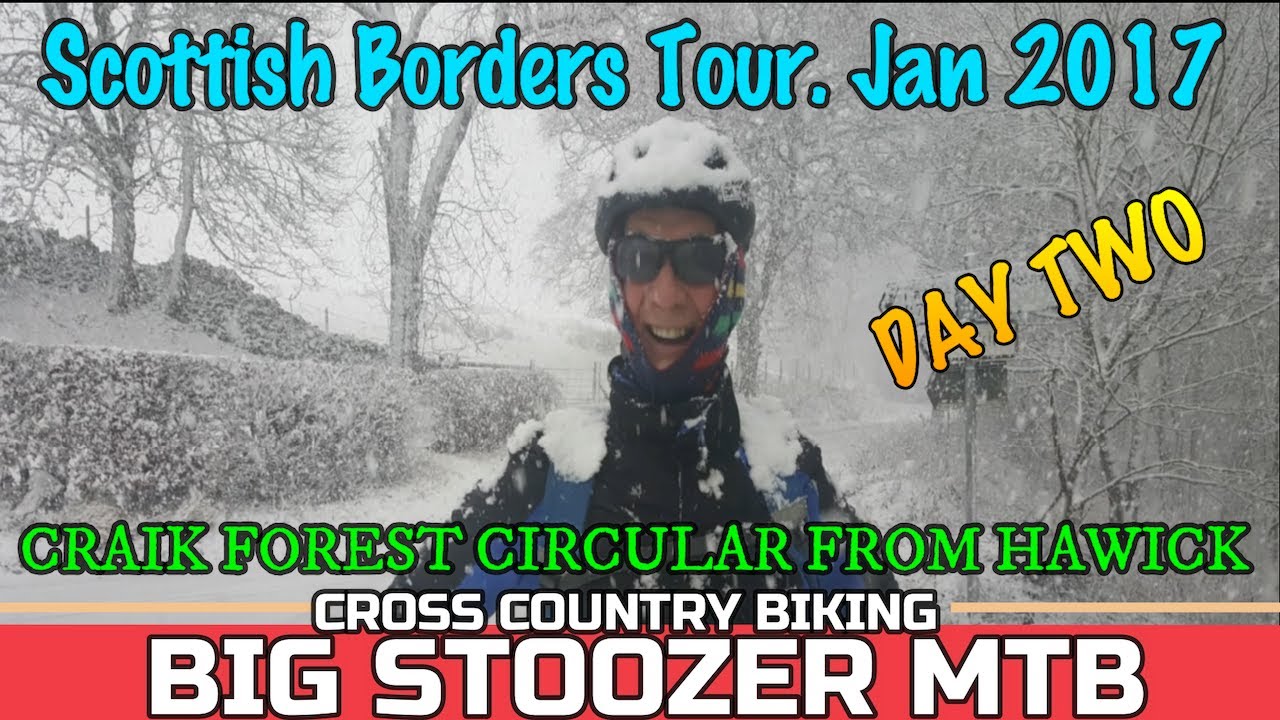 Scottish Borders mtb. Jan 2017 Tour. Day 2. Craik Forest. Circular ...