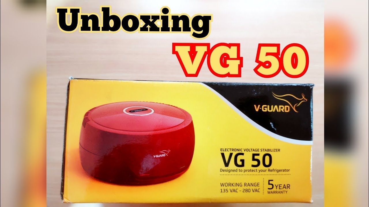 V Guard VG 50 Unboxing | VG 50 | V Guard Stabilizer - YouTube