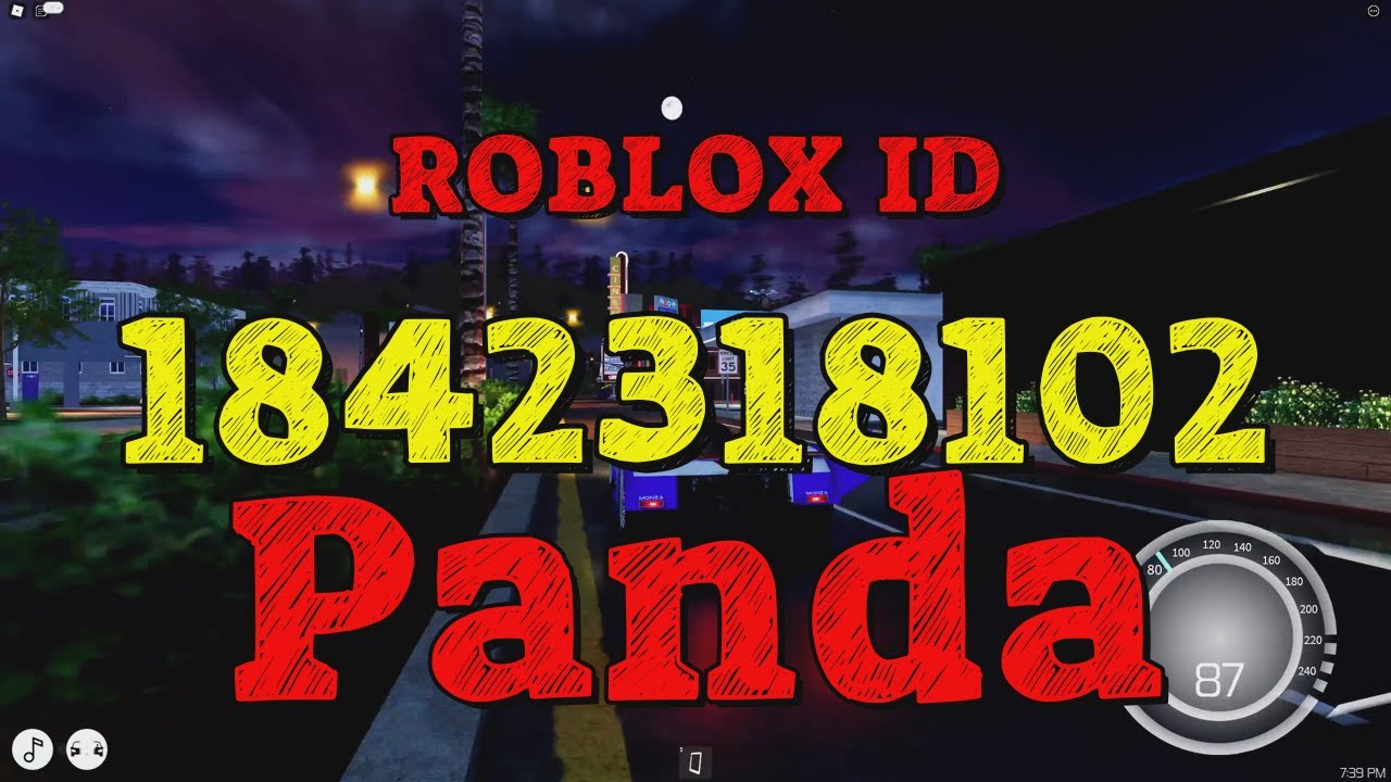 PANDA Roblox Song Codes - YouTube