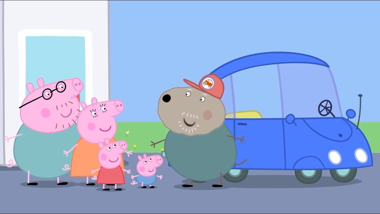 Peppa Pig — S1 E23 — The New Car - YouTube