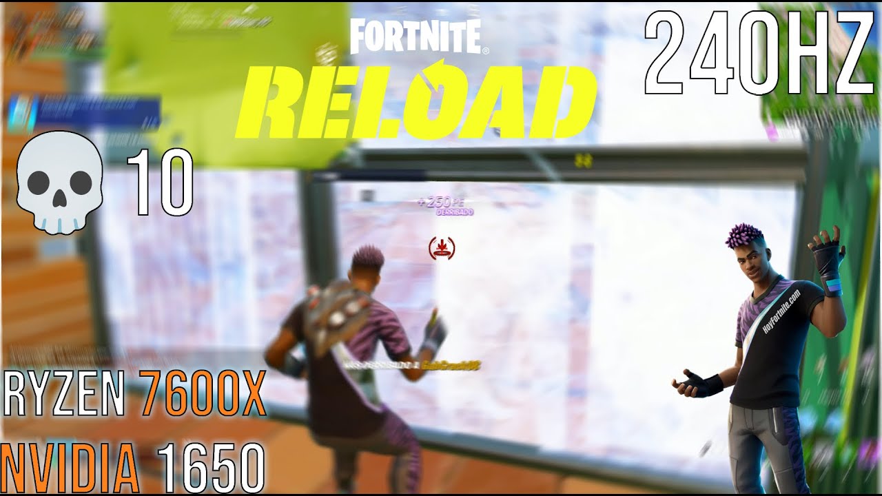 MOTION BLUR + 240HZ | NATIVE RES 1920x1080 | Ryzen 5 7600x | FORTNITE ...