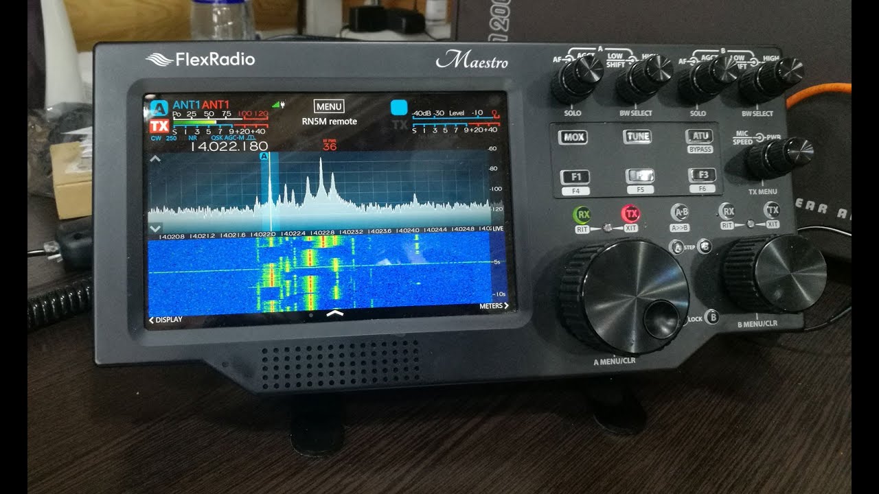 Flex 6300 + Maestro первое знакомство. Первые впечатления, слушаем эфир ...