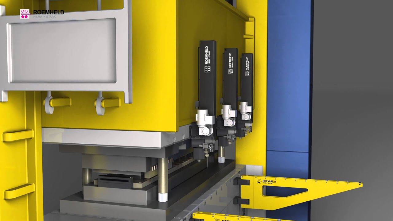 HILMA- Rapid- clamping system with push chain - YouTube