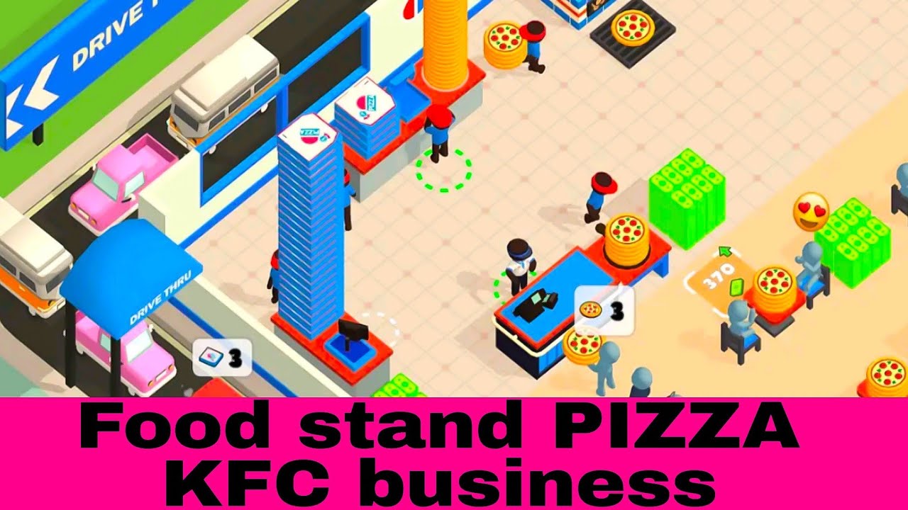 Food stand Pizza-KFC business gameplay - YouTube
