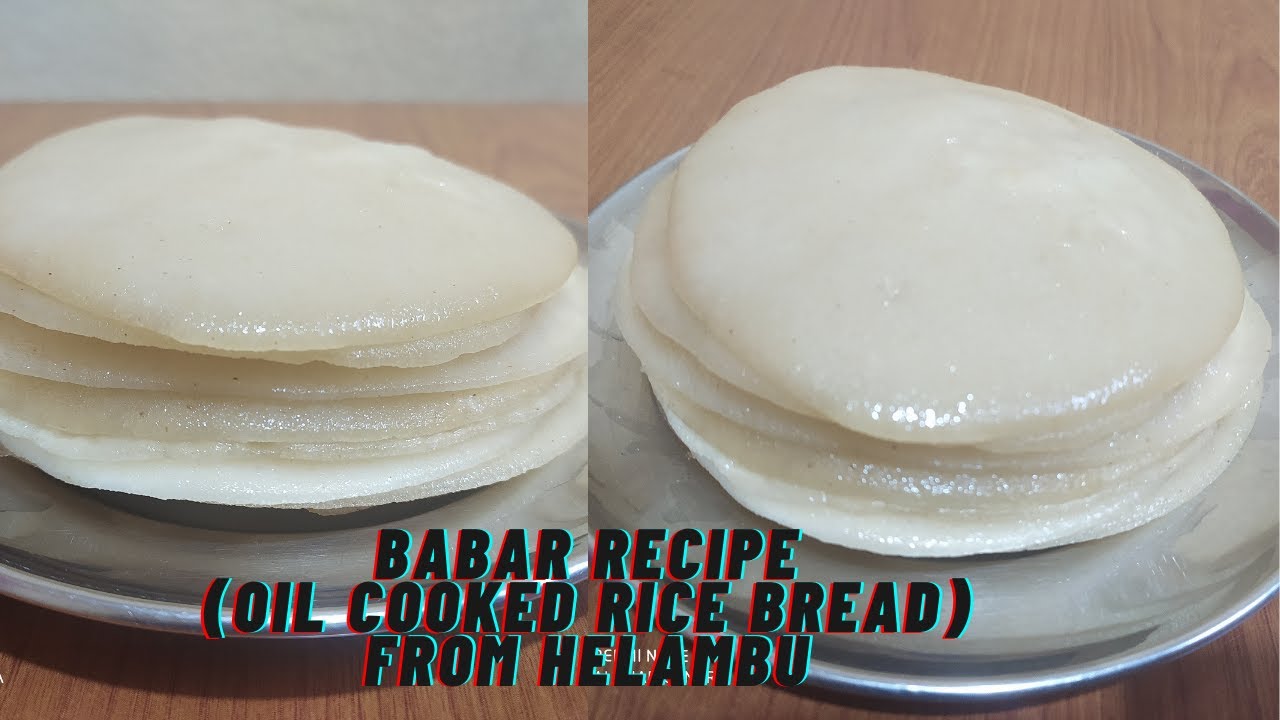 BABAR RECIPE ( oil cooked rice bread) from Helambu ( Hyolmo) - ROSEMARY ...
