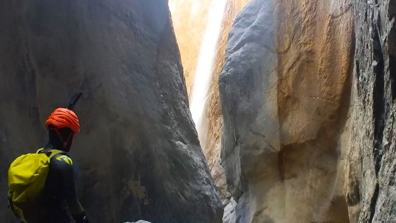 Canyoning: Ogre Canyon & Cave - Jasper, Canadian Rockies - YouTube
