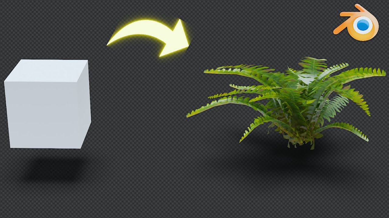Making Fern in Blender - Nature Asset Series Pt. 3 - YouTube