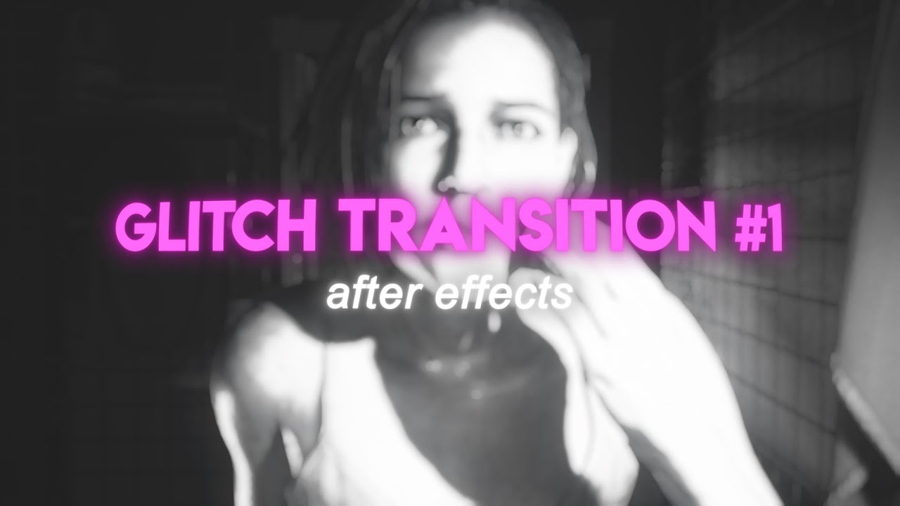 glitch transition #1 | after effects (no plugins needed) - YouTube