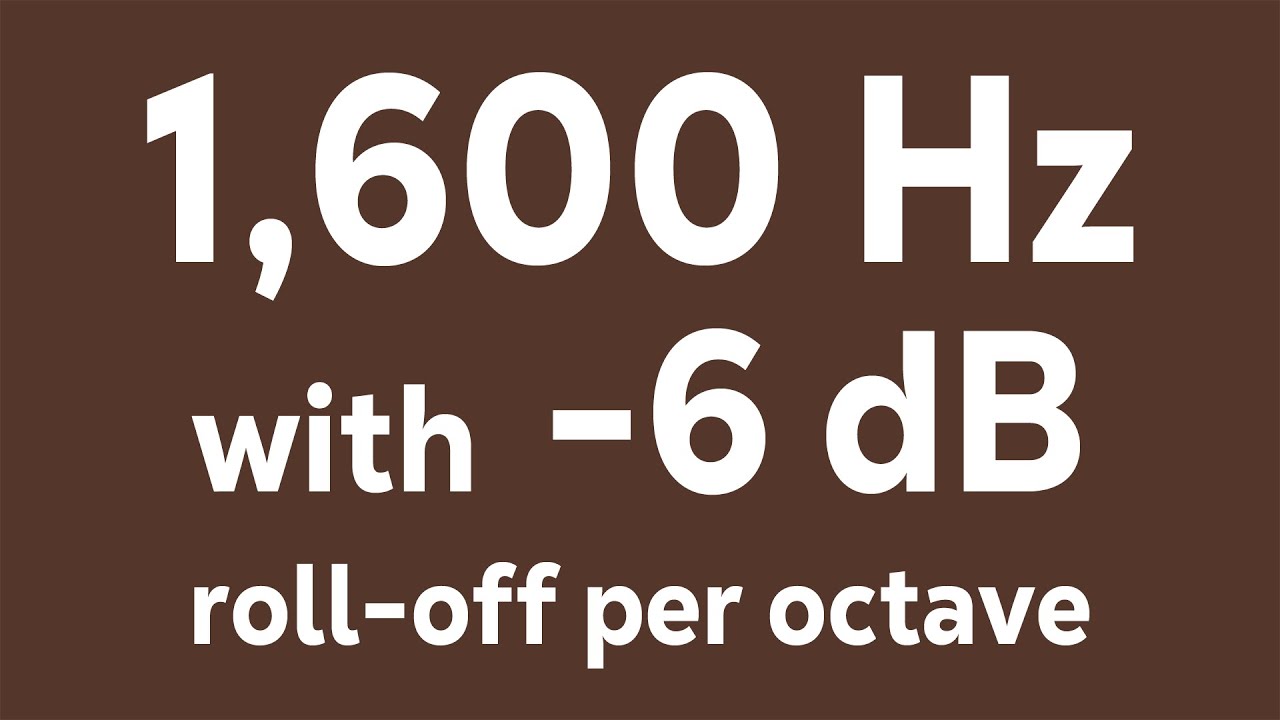 Brown Noise, Max 1,600 Hz with -6 dB roll off per octave, 12 Hours ...