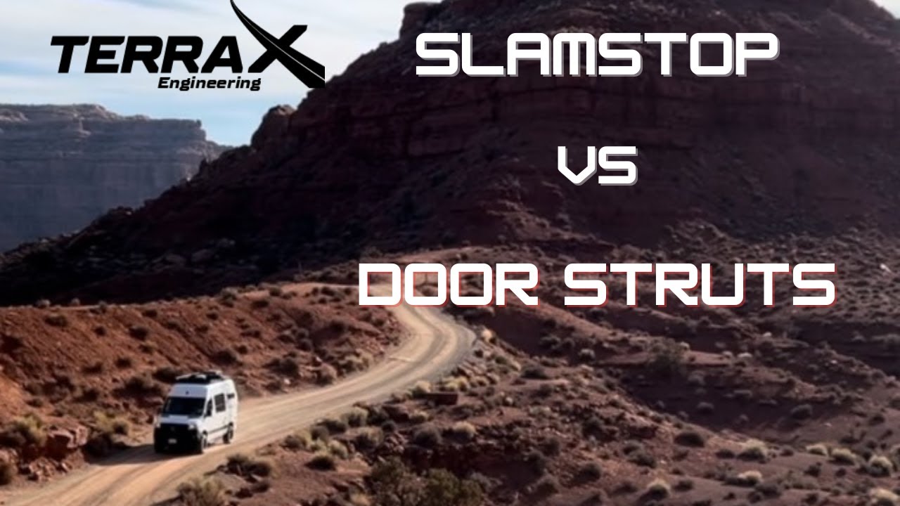 Sprinter Van Rear Door Strut Comparison - YouTube