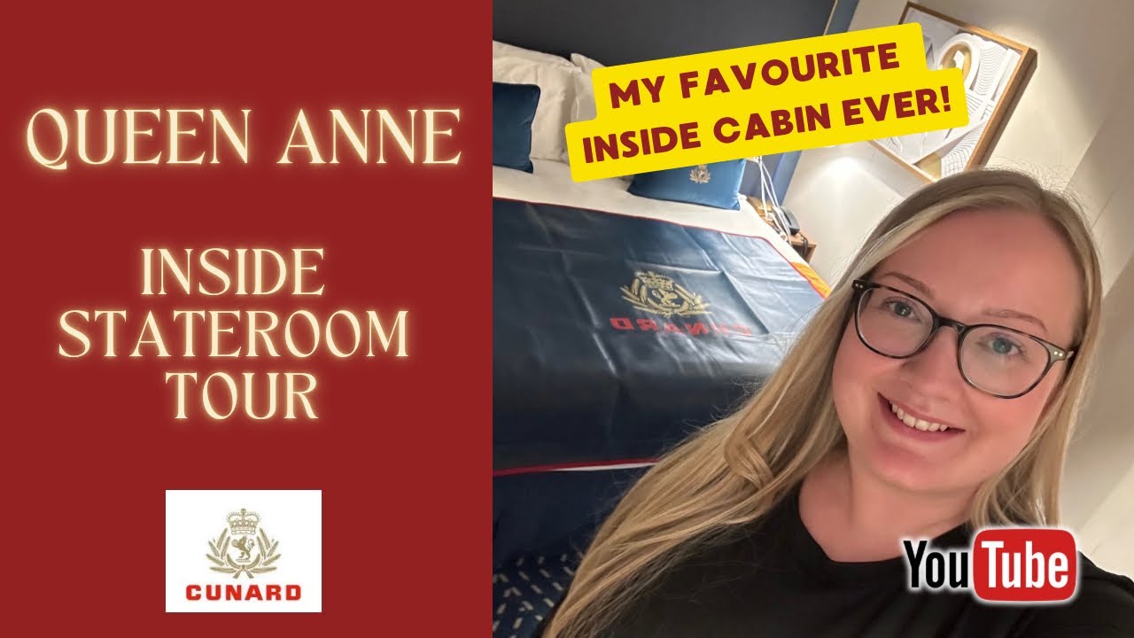 Cunard Queen Anne Inside Stateroom Cabin Tour | 6144 🚢 - YouTube