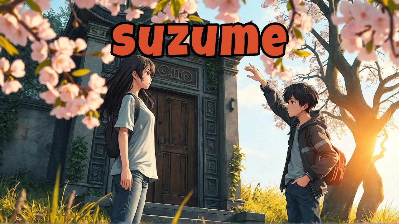 Suzume animated fantasy adventure film. The Journey of Healing and ...