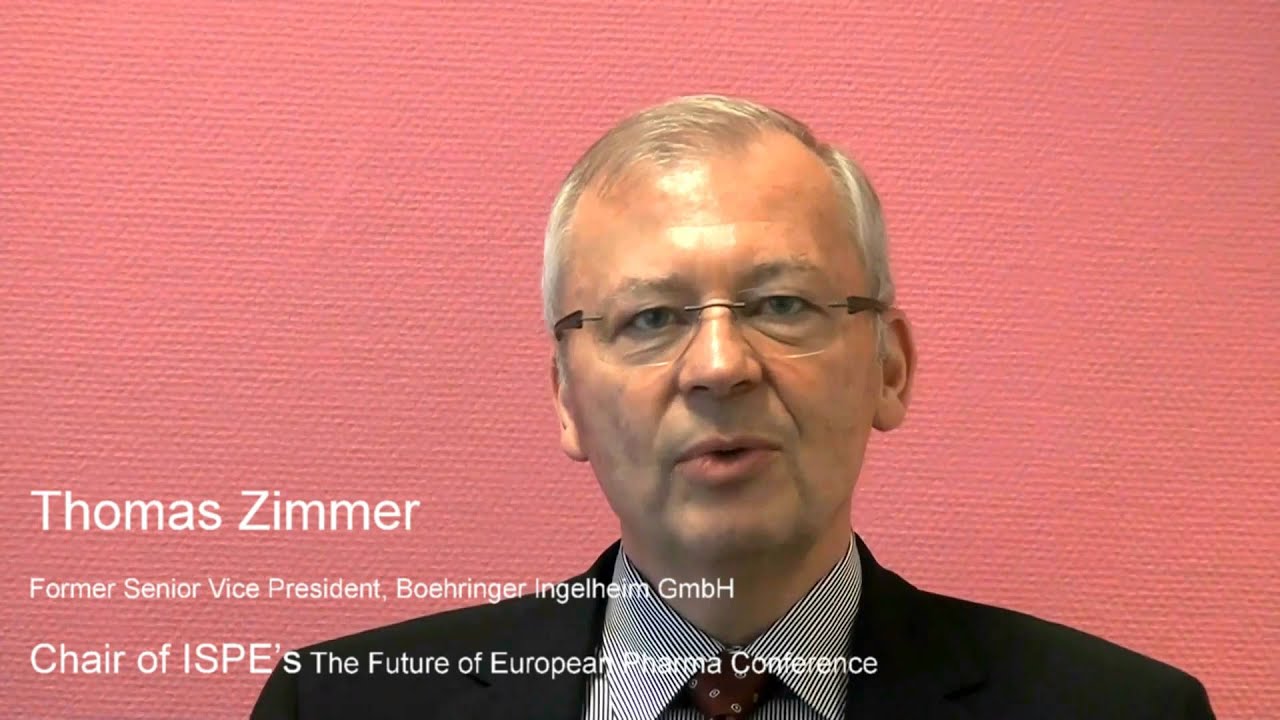 Thomas Zimmer's invitation to ISPE Europe's The Future of European ...