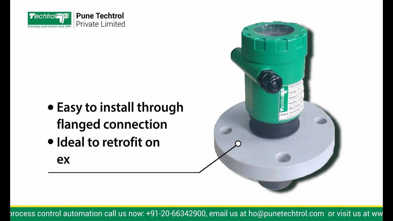 Ultrasonic Level Transmitter - Ultratrol - Pune Techtrol - YouTube