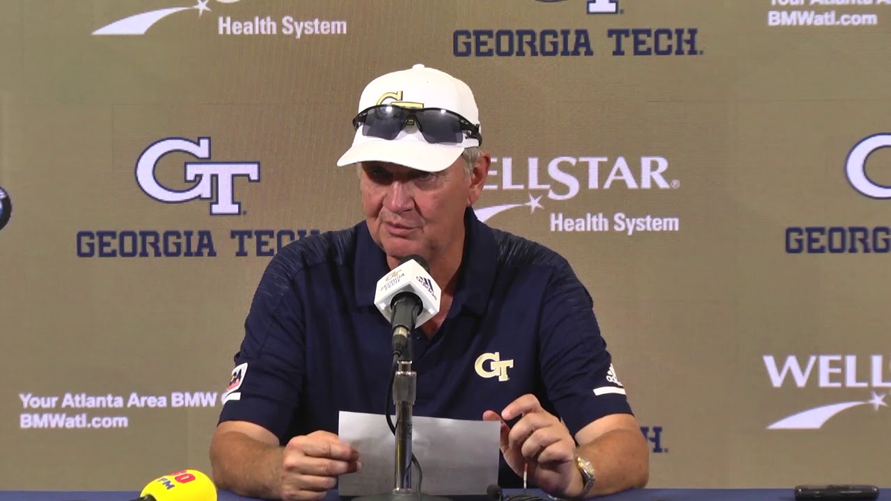 Head coach Paul Johnson postgame press conference (Alcorn State - 9/1 ...