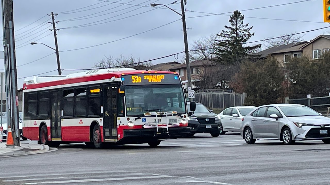 🔴 LIVE 🇨🇦 TTC 53 Bus Ride From Steeles Ave East & Kennedy Rd to Finch ...