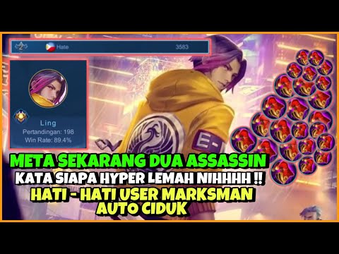 LING TOP 2 GLOBAL BANTAI TANPA AMPUN BOSS META ASSASSIN