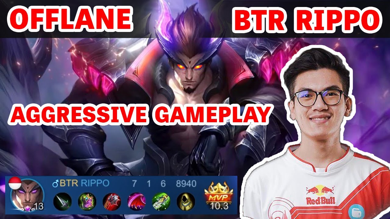 BTR RIPPO - Yu Zhong | Aggressive Mode | Mobile Legend Full Gameplay ...