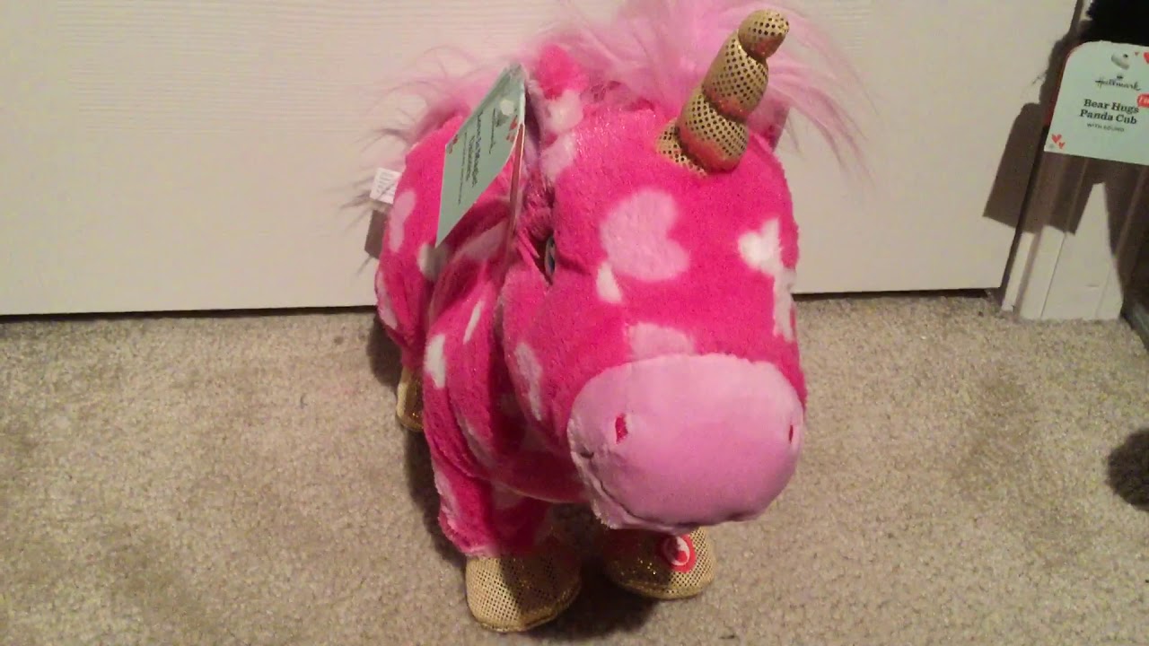 2019 Hallmark Hallmark Valentines Day Love Is Magic Unicorn Techno ...