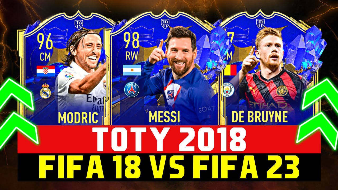TOTY 2018 VS AHORA (FIFA 23) 😢💔 | FT. CRISTIANO, MODRIC, GRIEZMANN ...