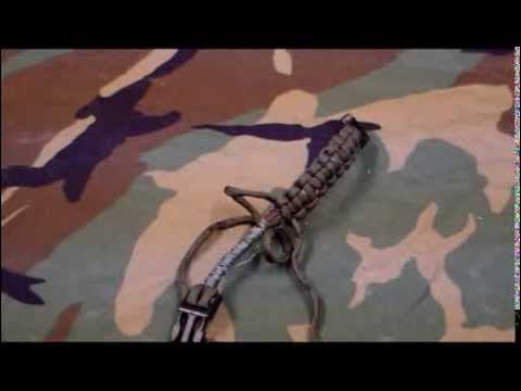 How to make a diy Paracord Survival Bracelet with fishing kit - YouTube