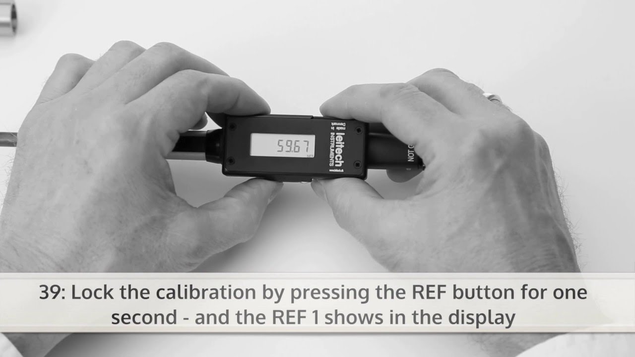 Calibration of the Manual Digi gauge from Leitech Instruments - YouTube
