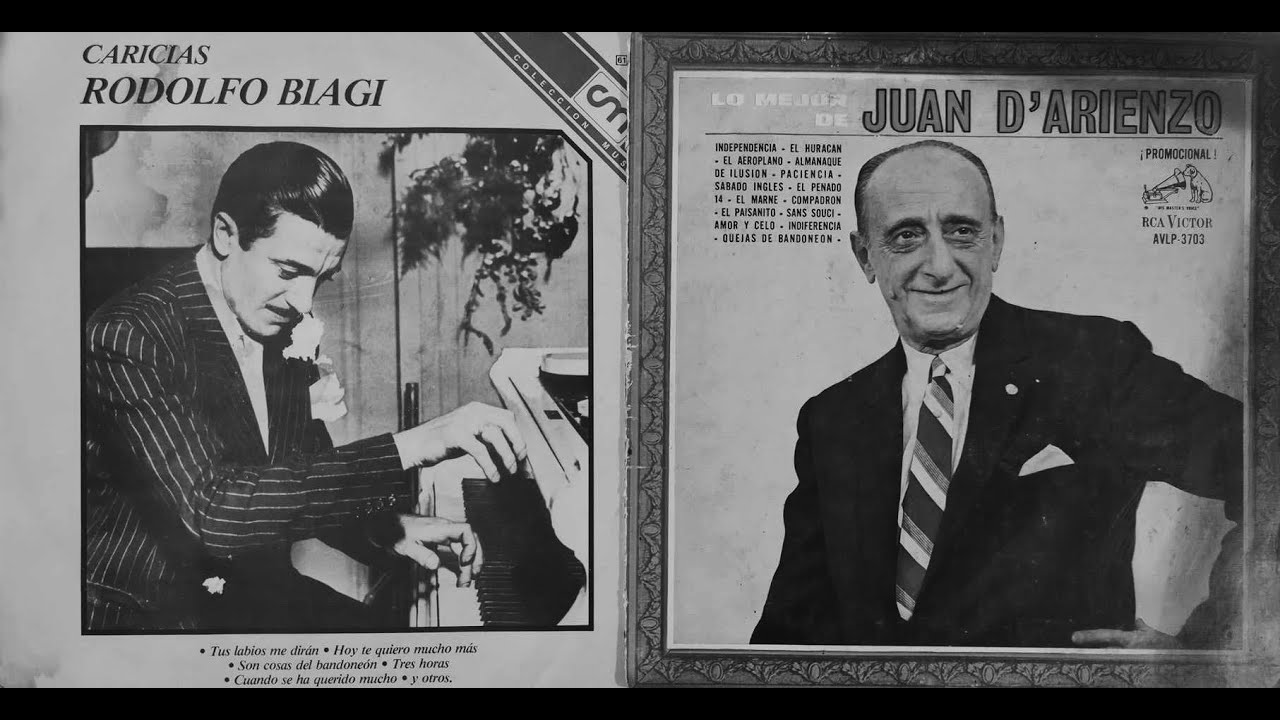 TANGOS INOLVIDABLES - JUAN D'ARIENZO & RODOLFO BIAGI: 2 INCREÍBLES ...